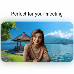 Bali Landscape Background for Zoom | Zoom, Meet, Microsoft Teams ...