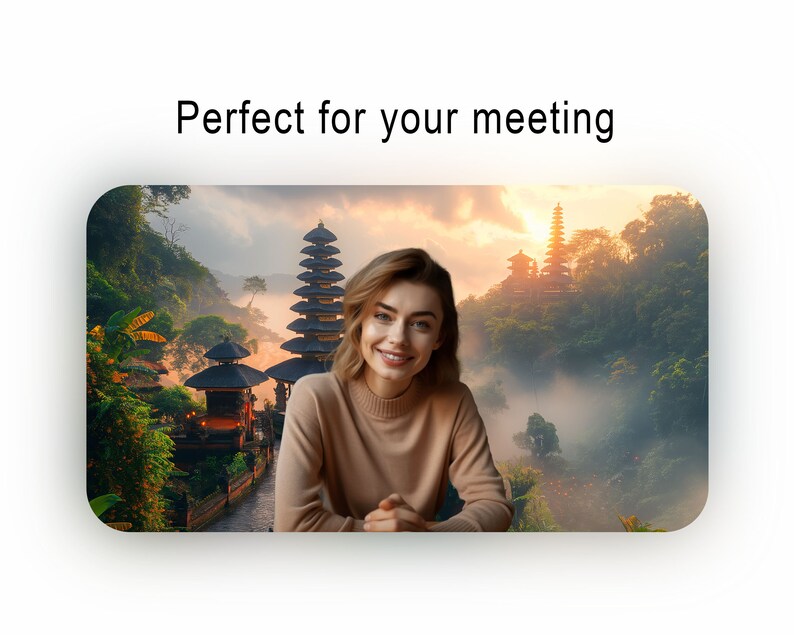 Bali Landscape Background for Zoom | Zoom, Meet, Microsoft Teams ...