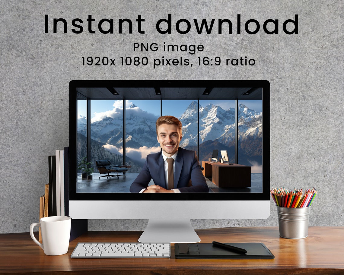 Alps Background for Zoom | Office Virtual Background | Teams Background ...