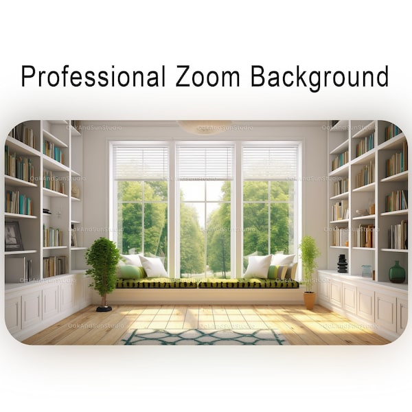 Bookcase Zoom Backgrounds - Etsy Bookcase Zoom Backgrounds - Etsy