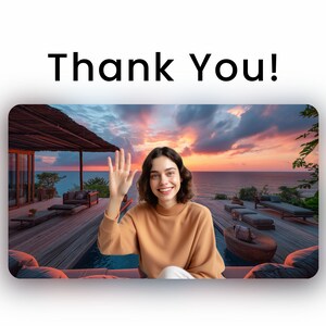 Realistic Virtual Background of Infinity Pool With Sunset in Bali ...