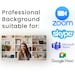 Zoom Background Bookshelf | Books and Souvenirs | Suitable for Zoom ...