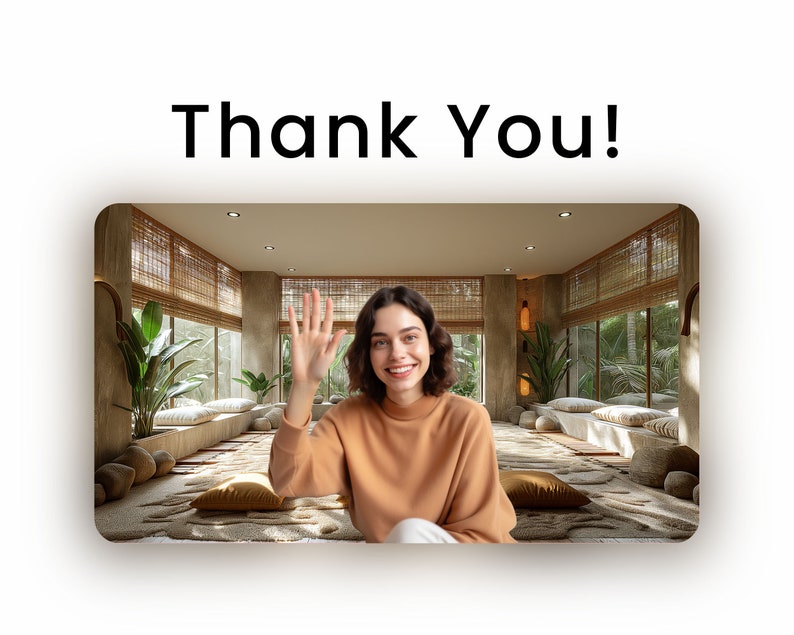 Realistic Virtual Background of the Meditation Room With Wicked Decor ...