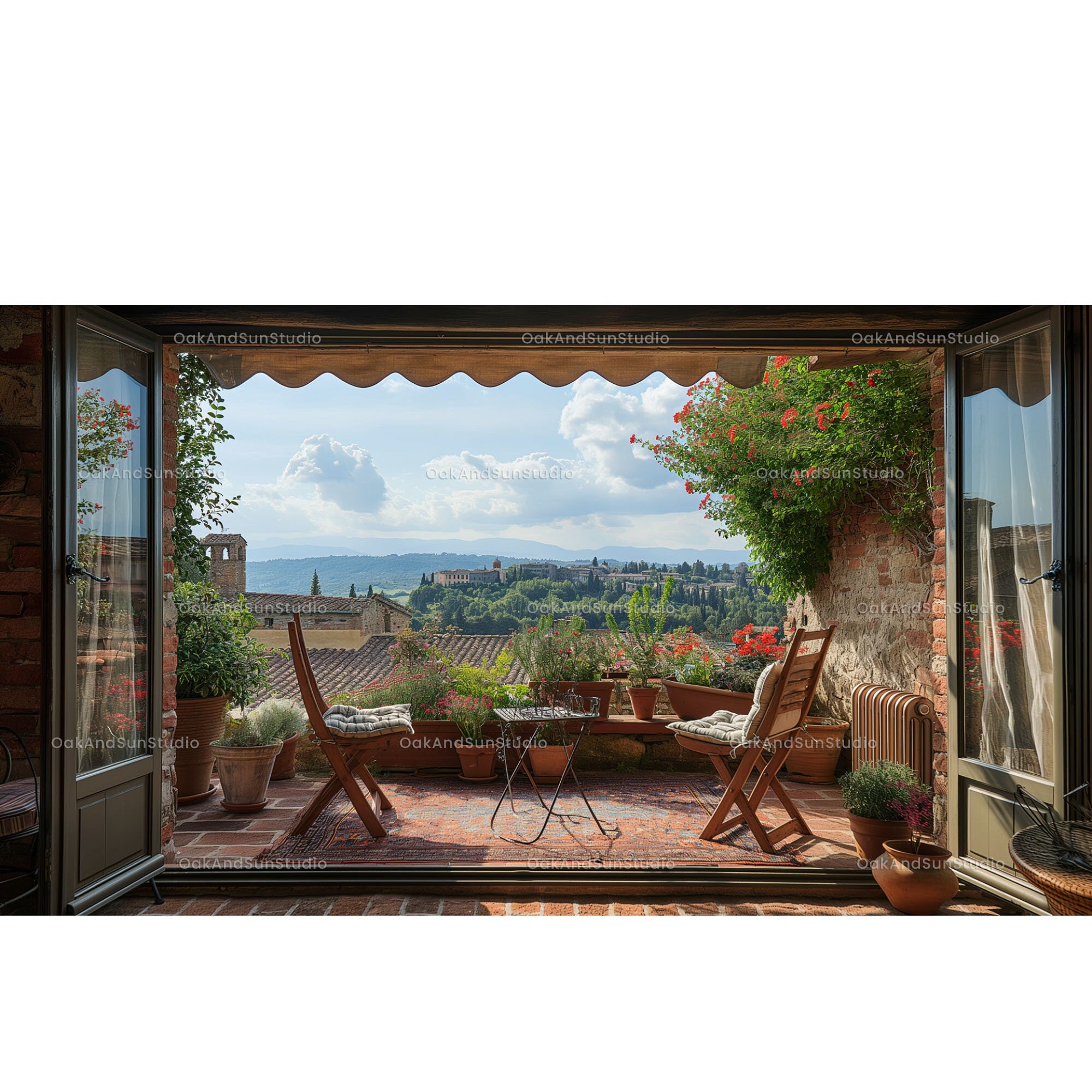 Italy Inspired Zoom Background | Suitable for Zoom, Google Meet ...