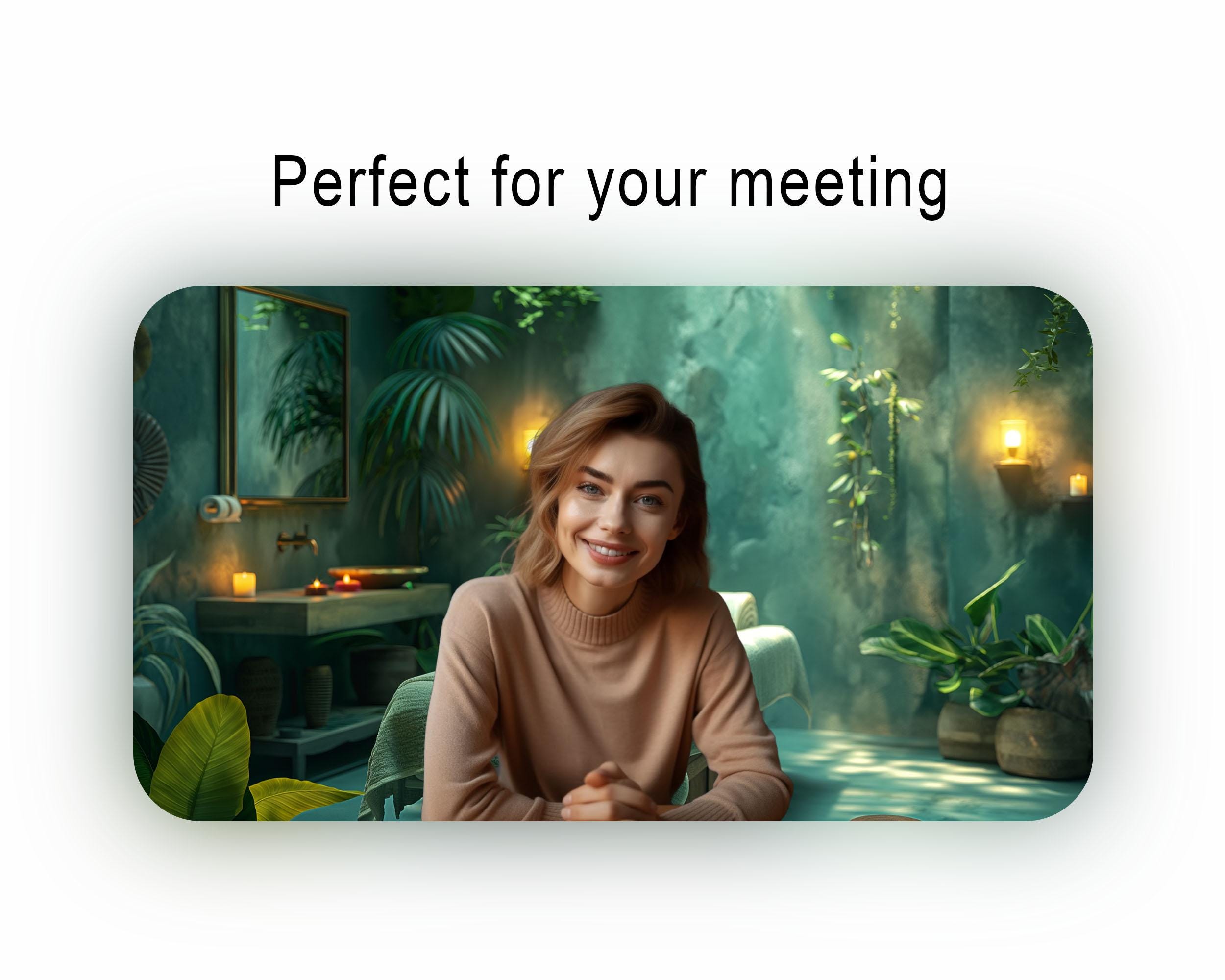 Realistic Virtual Background of the Massage Room | Zoom, Google Meet ...