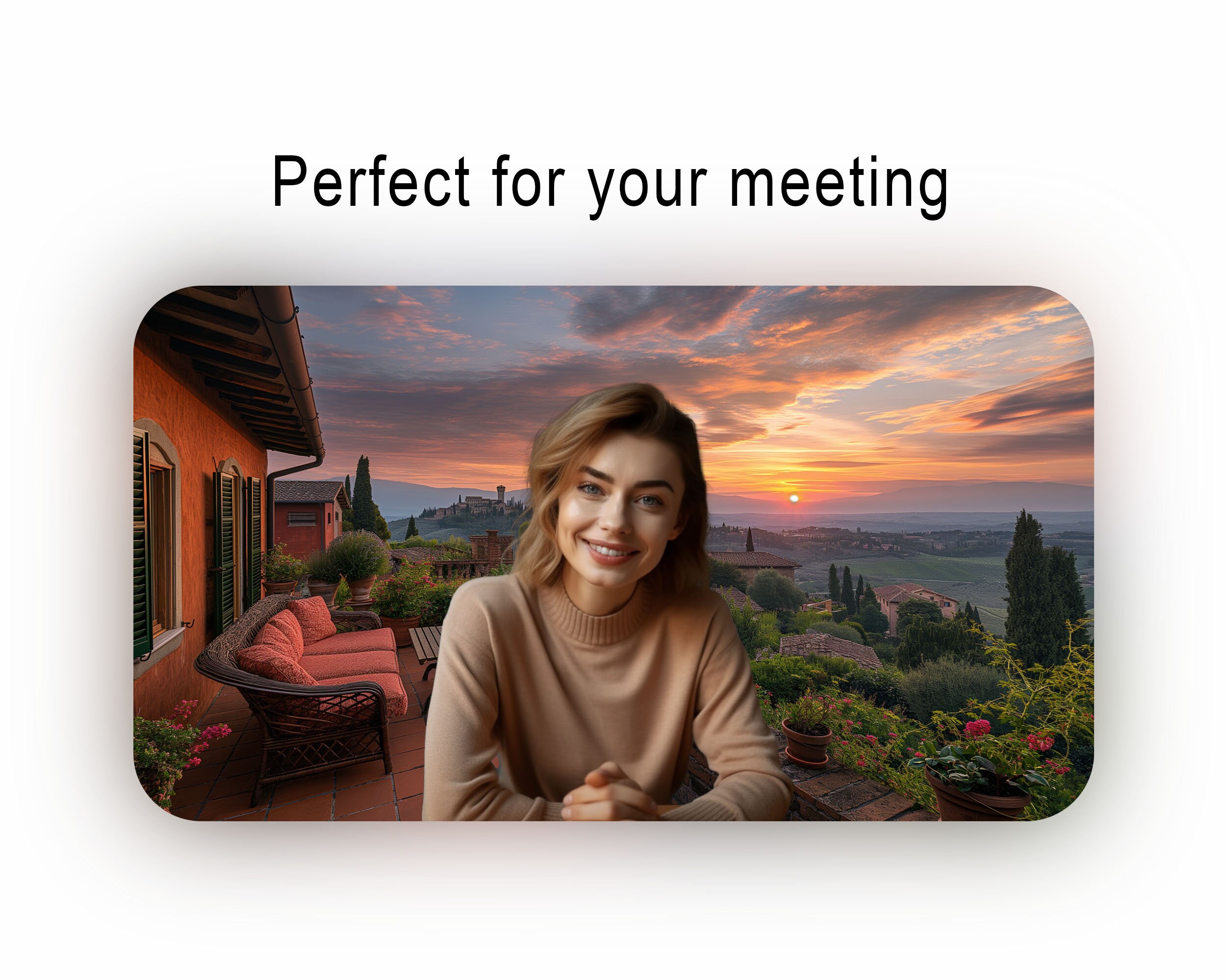 Italy Inspired Zoom Background | Suitable for Zoom, Google Meet ...