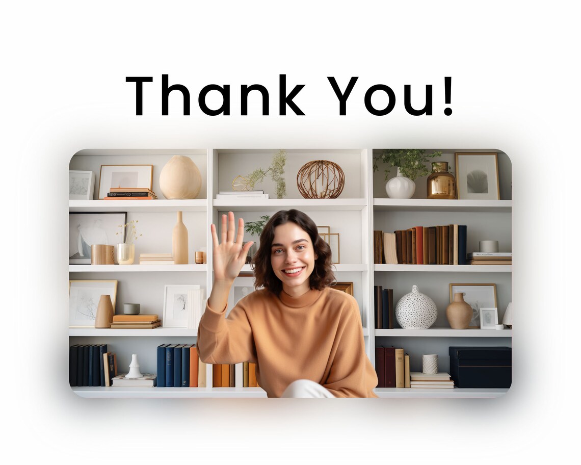 Zoom Background Bookshelf White Bookshelf With Books and Souvenirs ...