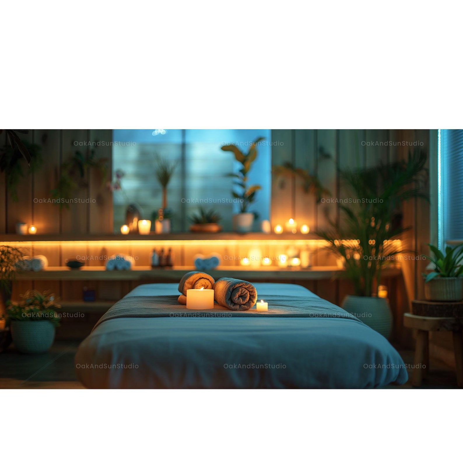Realistic Virtual Background of the Massage Room | Zoom, Google Meet ...