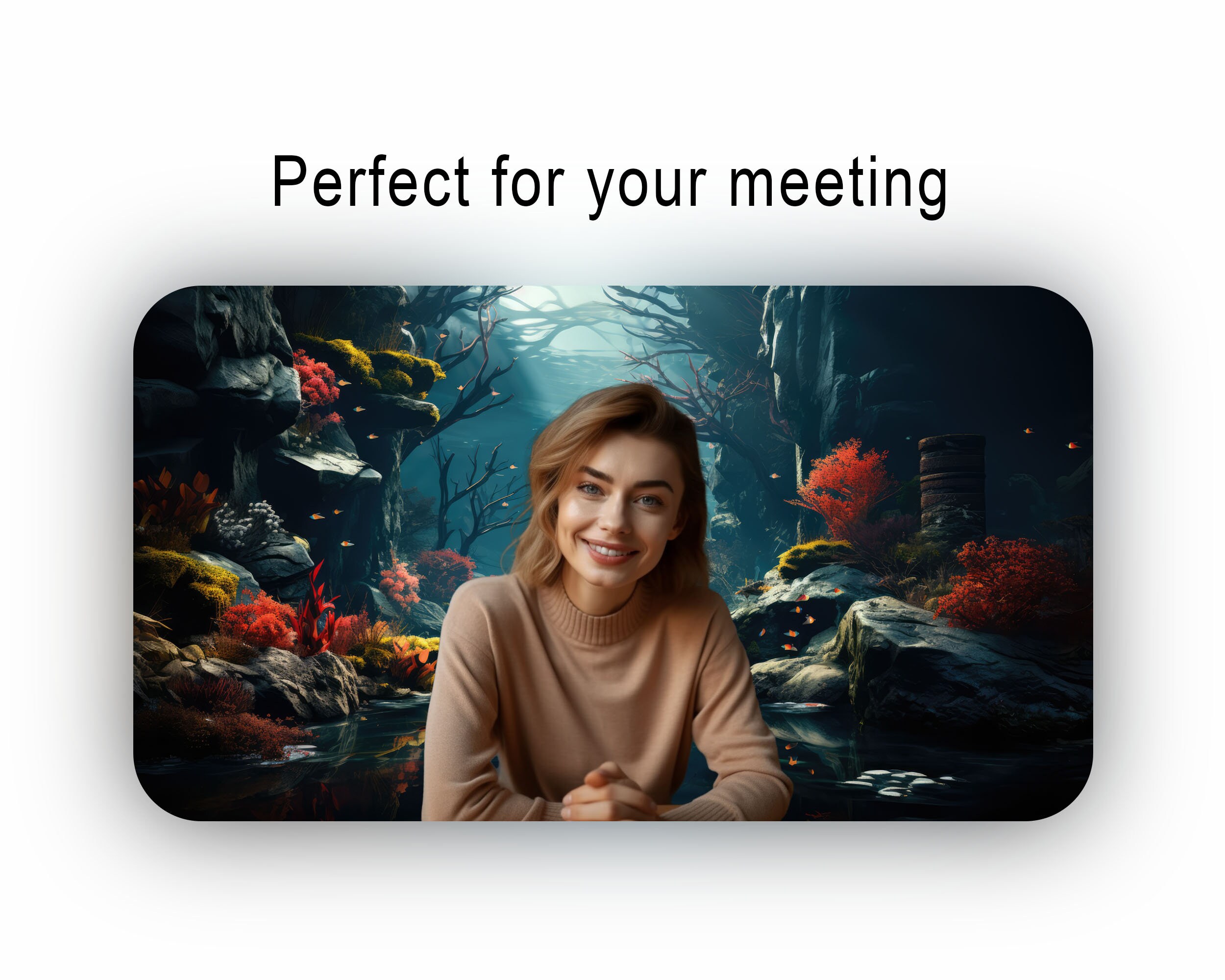 Realistic Virtual Background With Aquarium View for Ocean and Sea ...