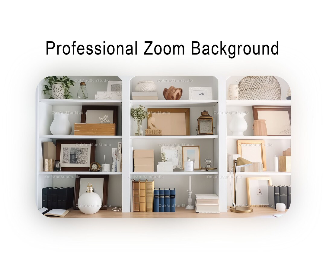 Zoom Background Bookshelf | Window Seat | Reading Corner | Bookcase ...