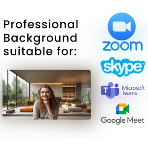 Realistic Virtual Background of a Lobby With Lounge Vibes | Suitable ...