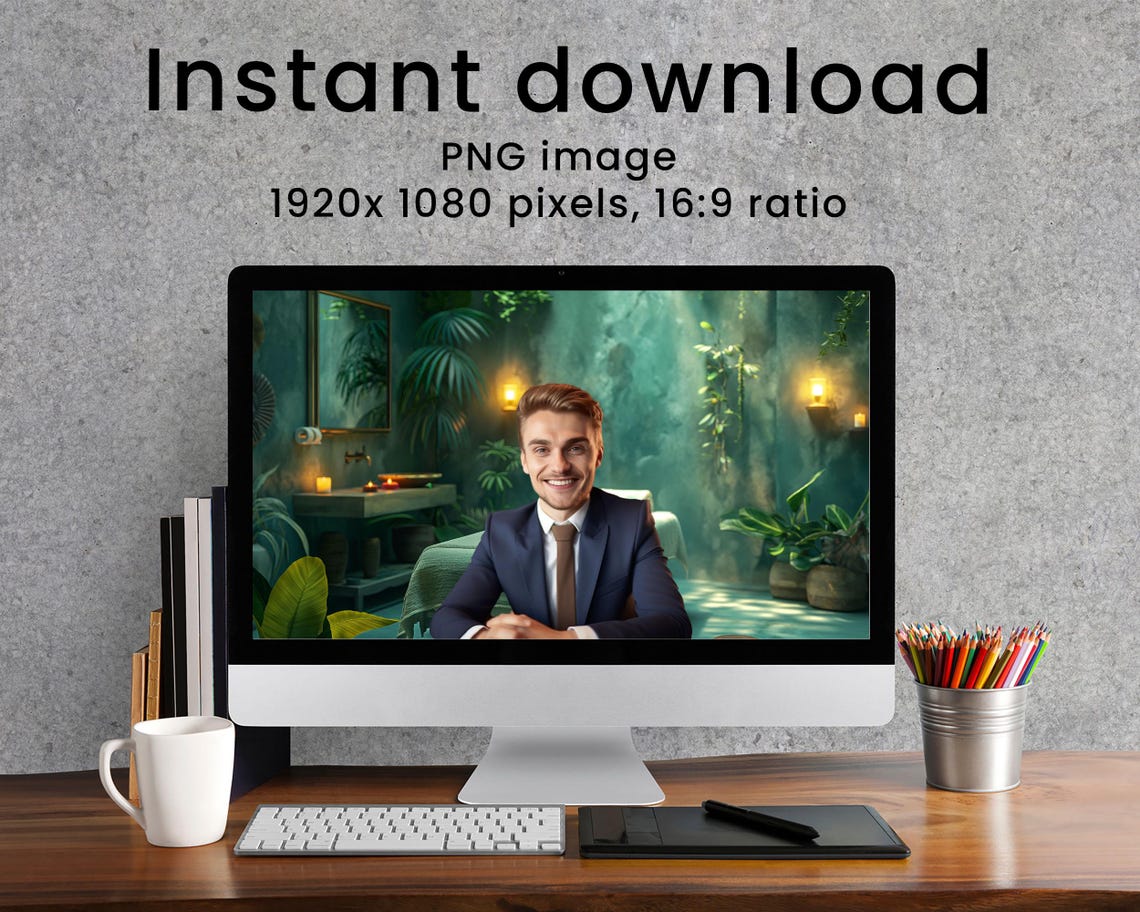 Realistic Virtual Background of the Massage Room | Zoom, Google Meet ...