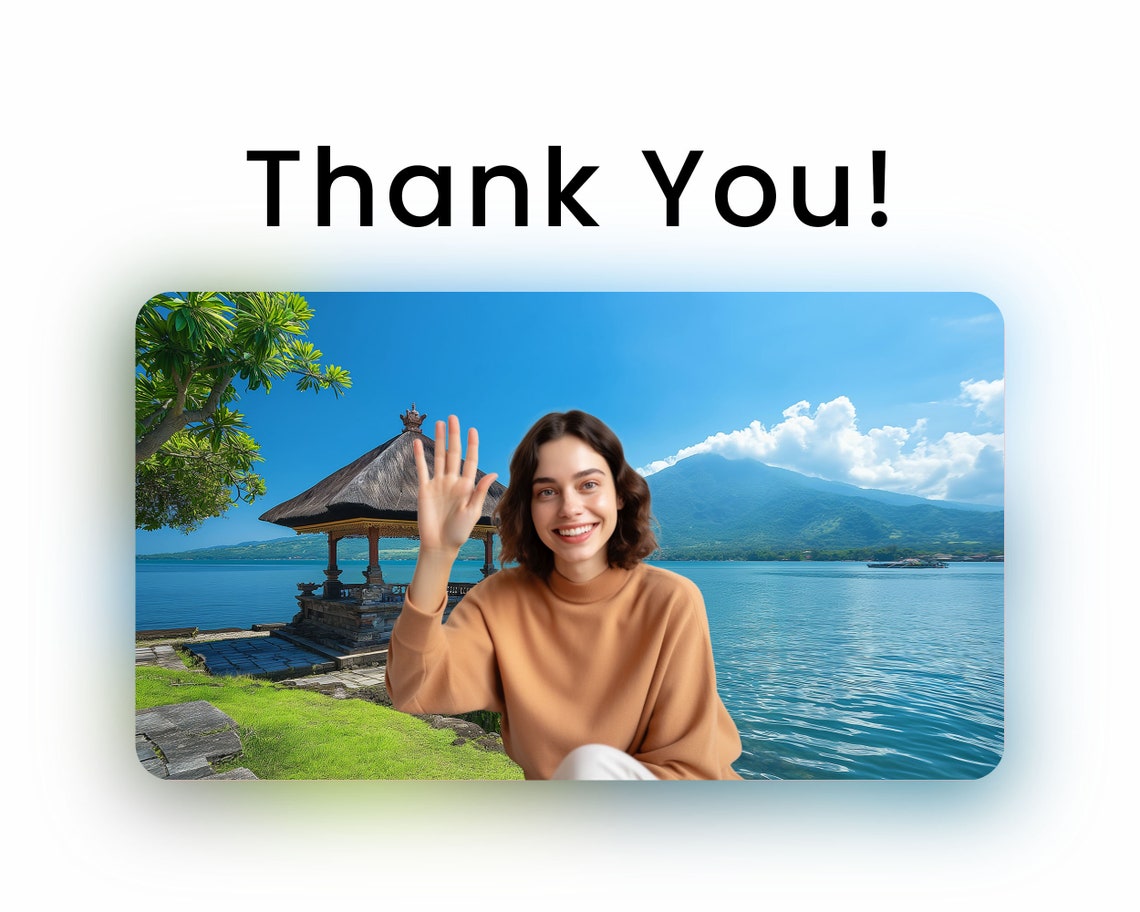 Bali Landscape Background for Zoom Zoom, Meet, Microsoft Teams Backdrop ...