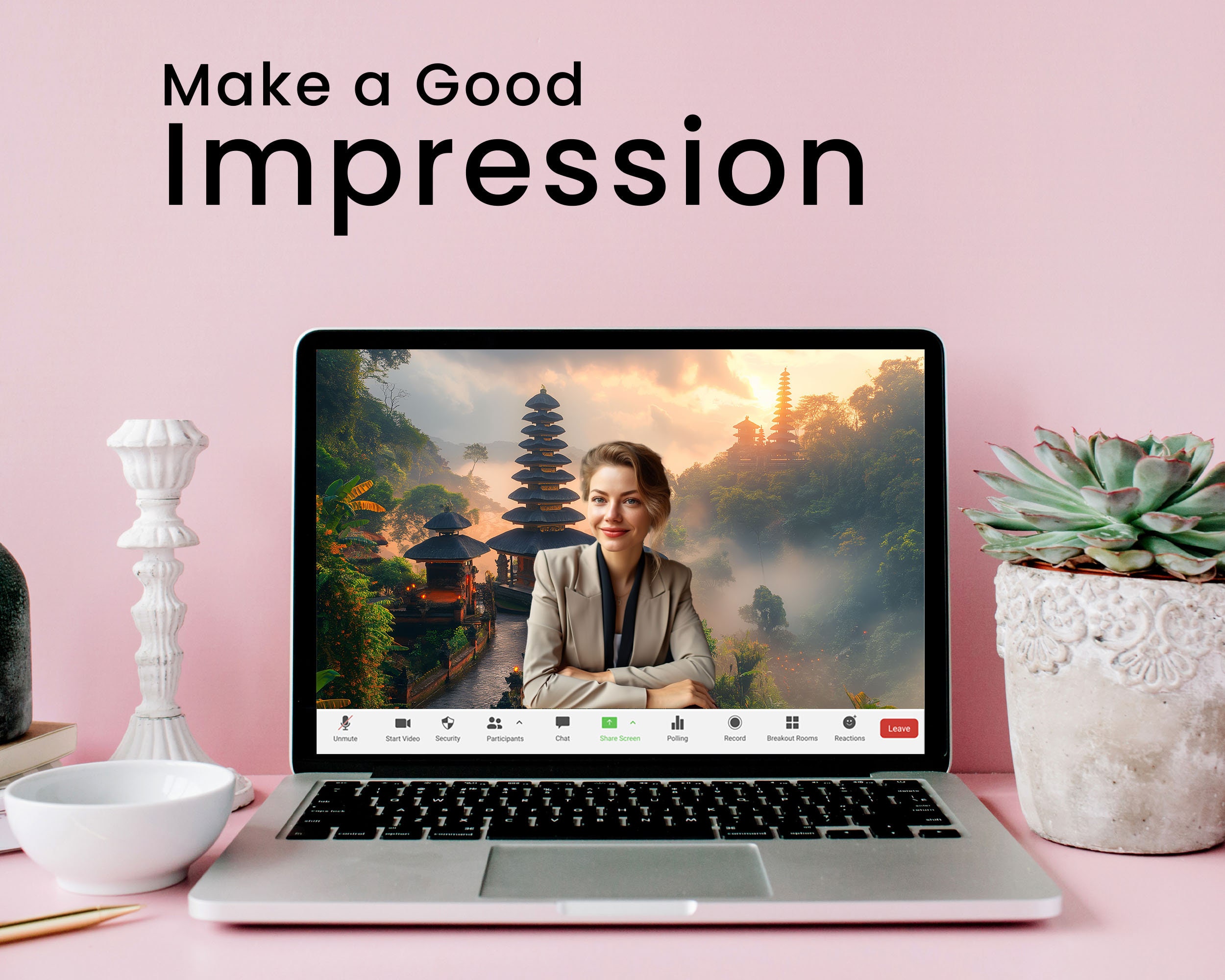 Bali Landscape Background for Zoom | Zoom, Meet, Microsoft Teams ...