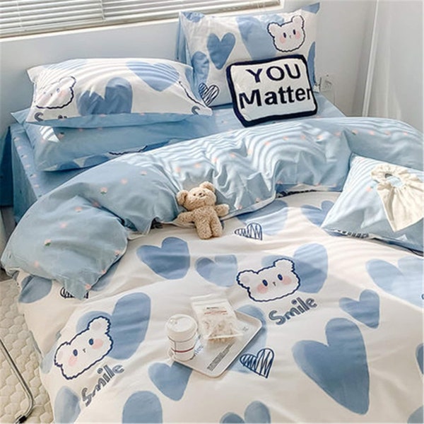 Heart Bedding - Etsy