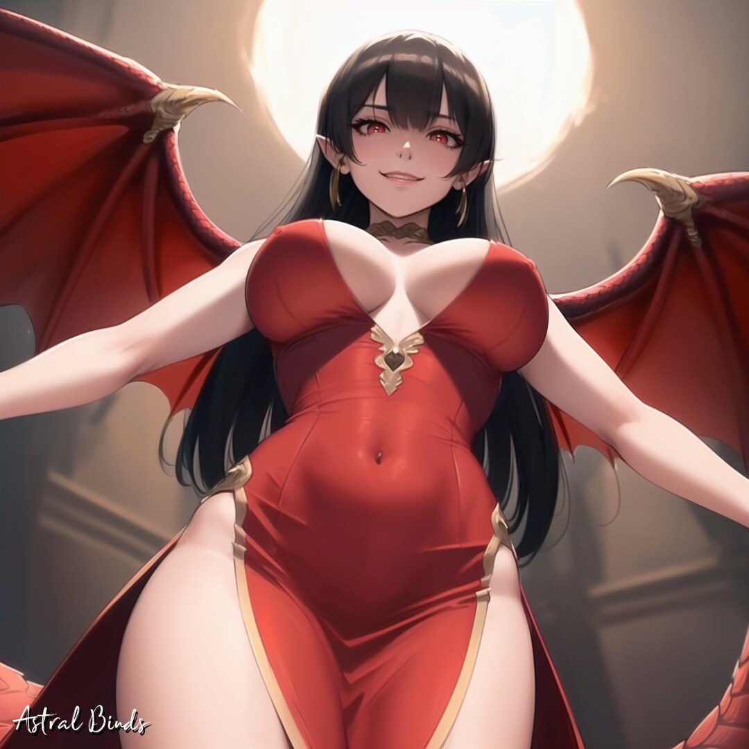 Runa: Powerful Drakaina Djinn Spirit Companion for Inner Strength and Draconian Magick dragon ...