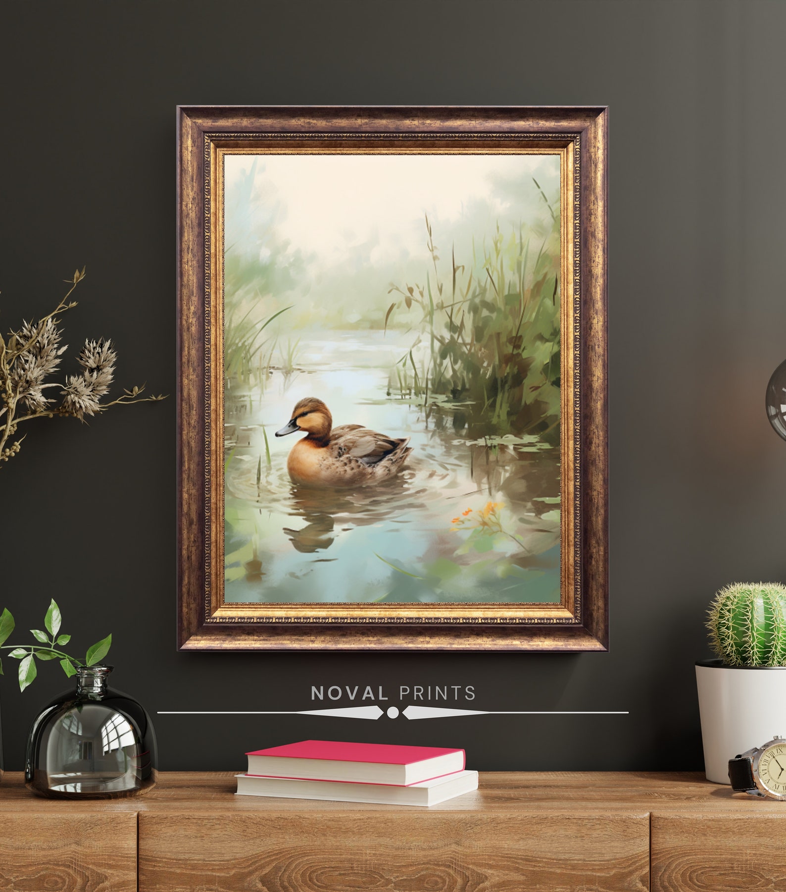 Vintage Duck Printable Nursery Art Duck Wall Art, Nursery Room Art ...