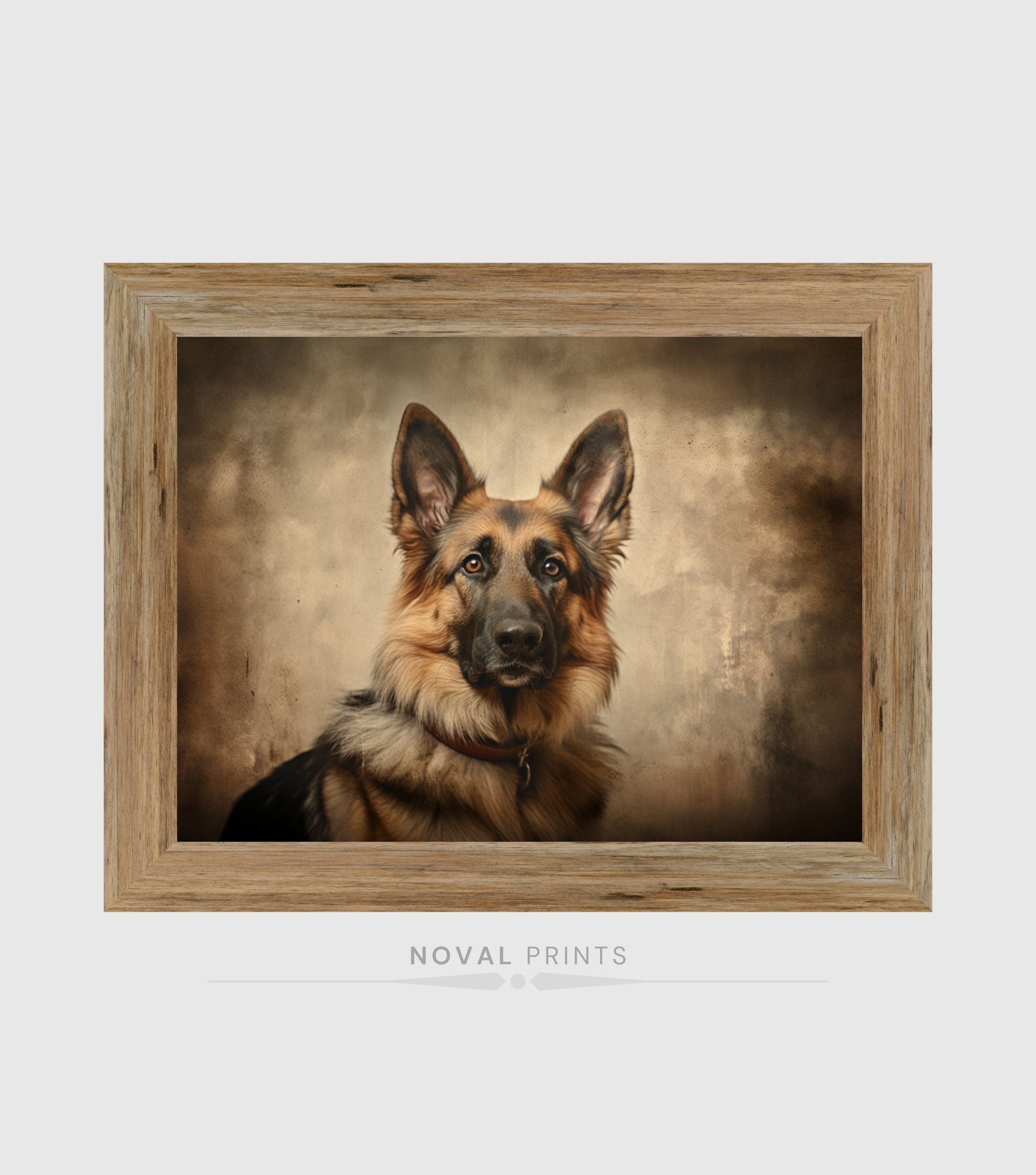 German Shepherd Dog Printable Vintage Shepherd Dog Wall Art - Etsy