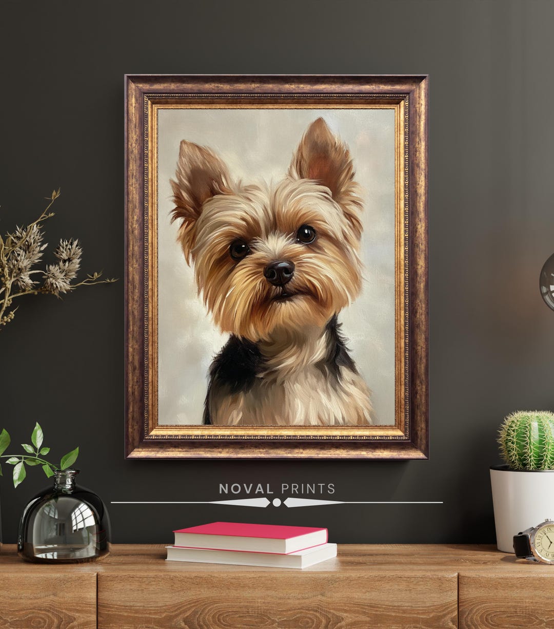 Yorkshire Terrier, Yorkie Portrait, Yorkie Painting, Pet Portrait, Hand ...