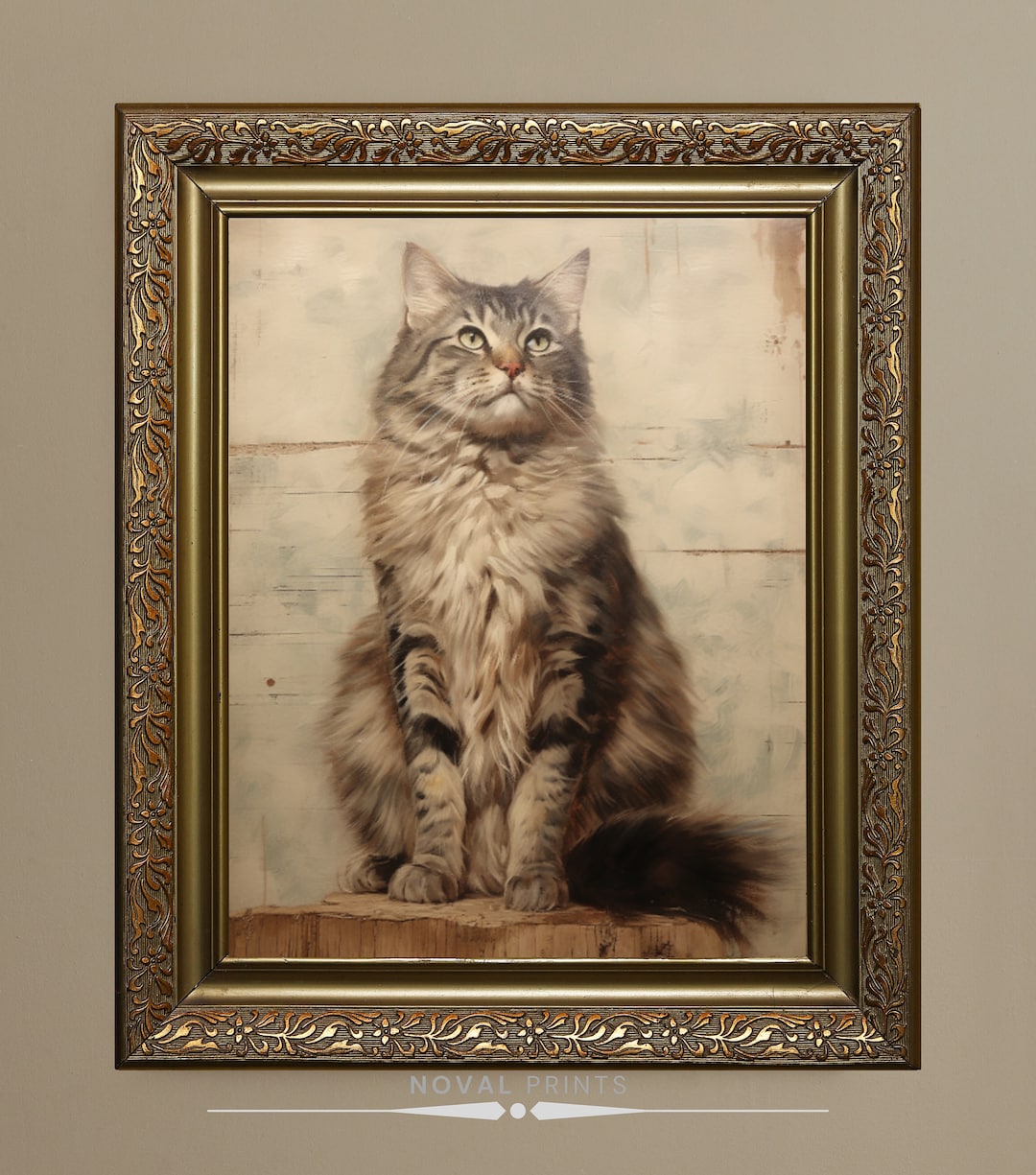 Printable Vintage Cat Nursery Wall Art Digital Print for Girls Room ...