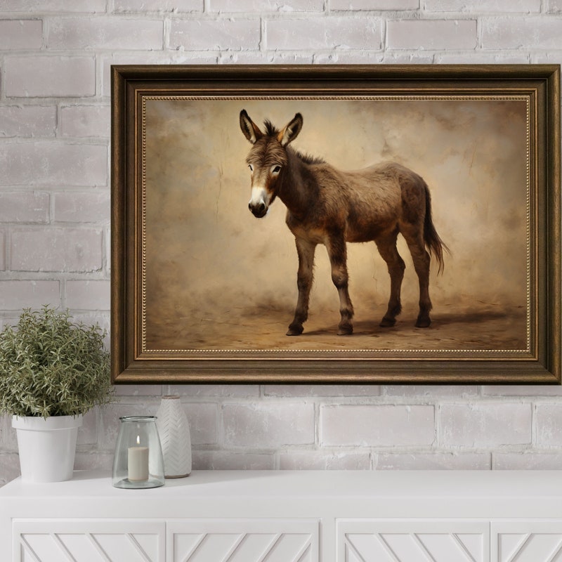 Donkey Paintings - Etsy