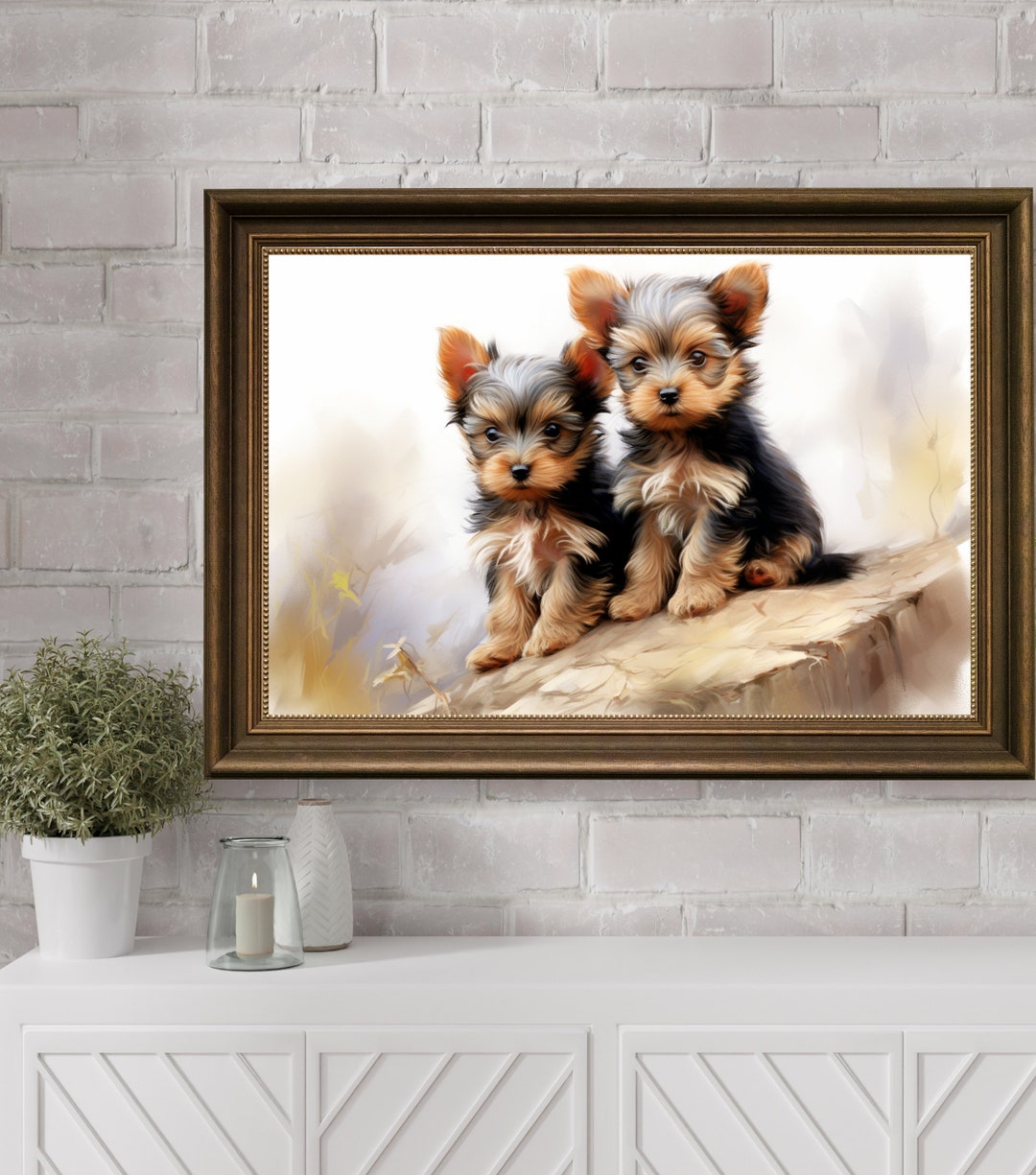 Yorkie Lover Gift, Yorkshire Terrier, Yorkie, Yorkie Art, Yorkie Print ...