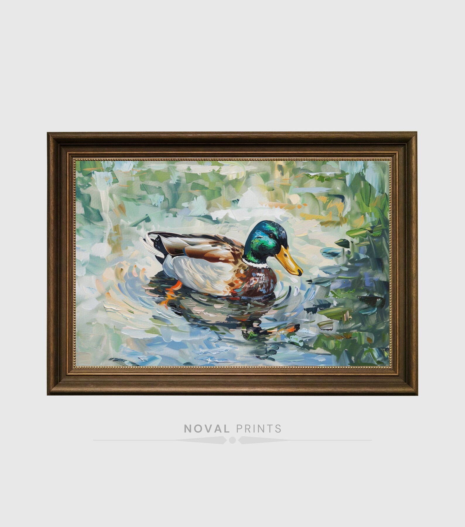 Vintage Nursery Decor, Farmhouse Print, Abstract Duck Art, Farmhouse ...