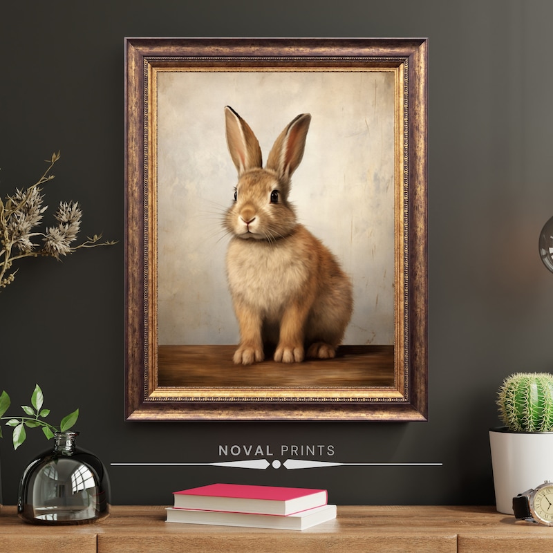 Rabbit Paintings - Etsy