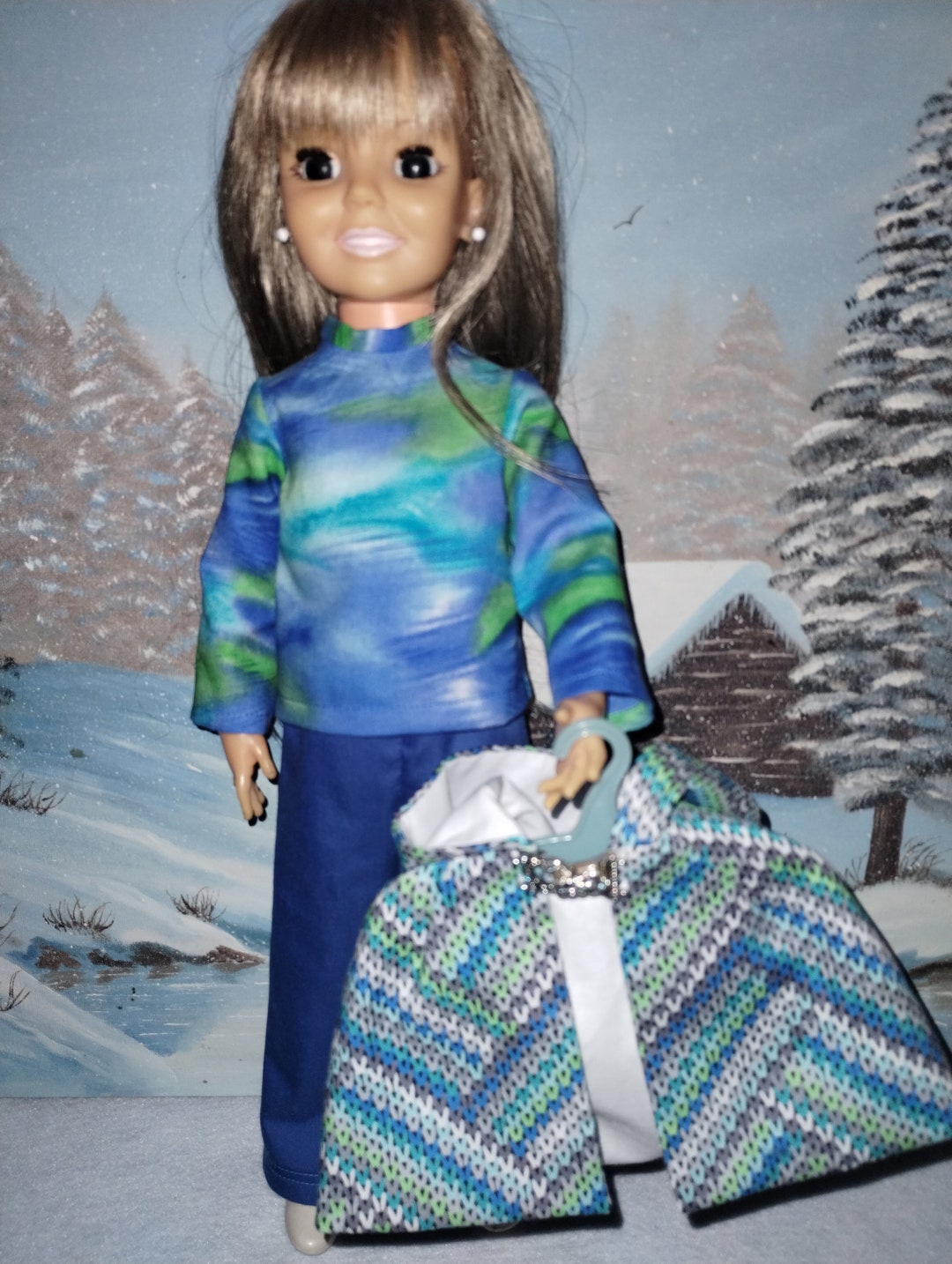Winter Blues - OOAK Doll Clothes for Crissy Doll - Etsy