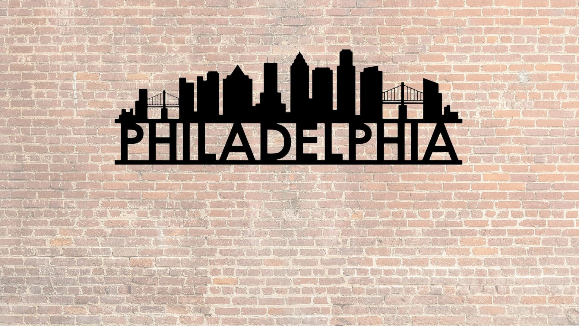 Philadelphia Skyline - Metal - Etsy
