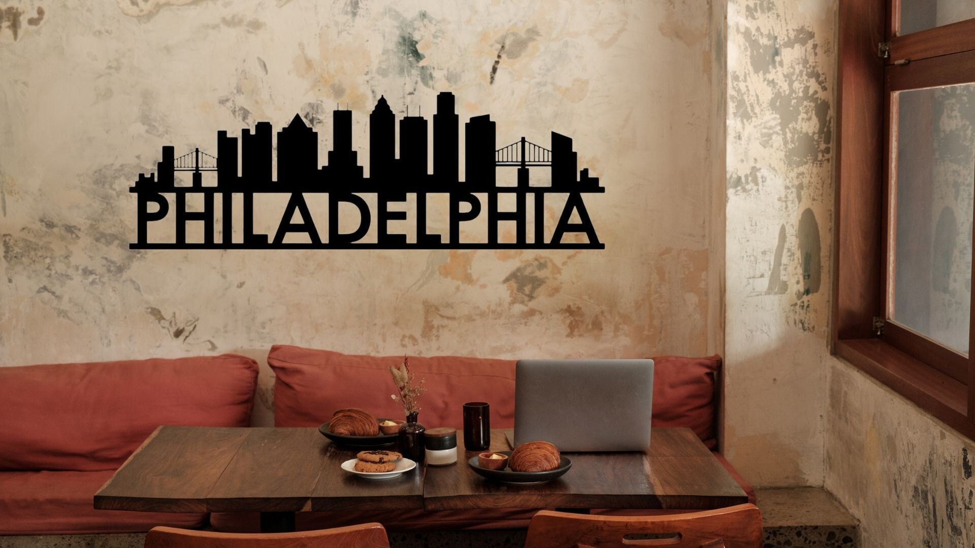 Philadelphia Skyline - Metal - Etsy