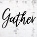 Metal 'gather' Sign - Etsy