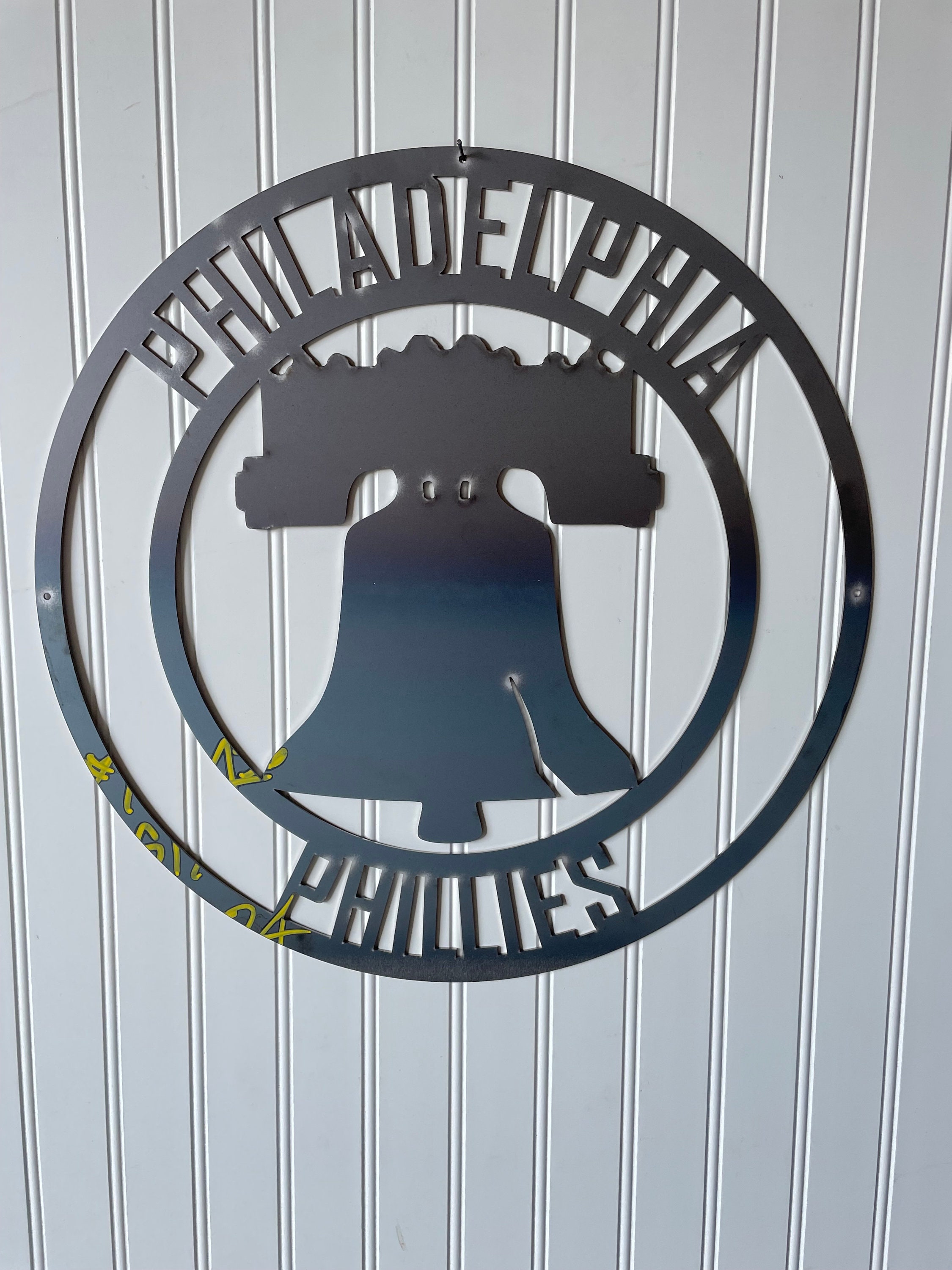 Metal Phillies Bell Sign - Etsy