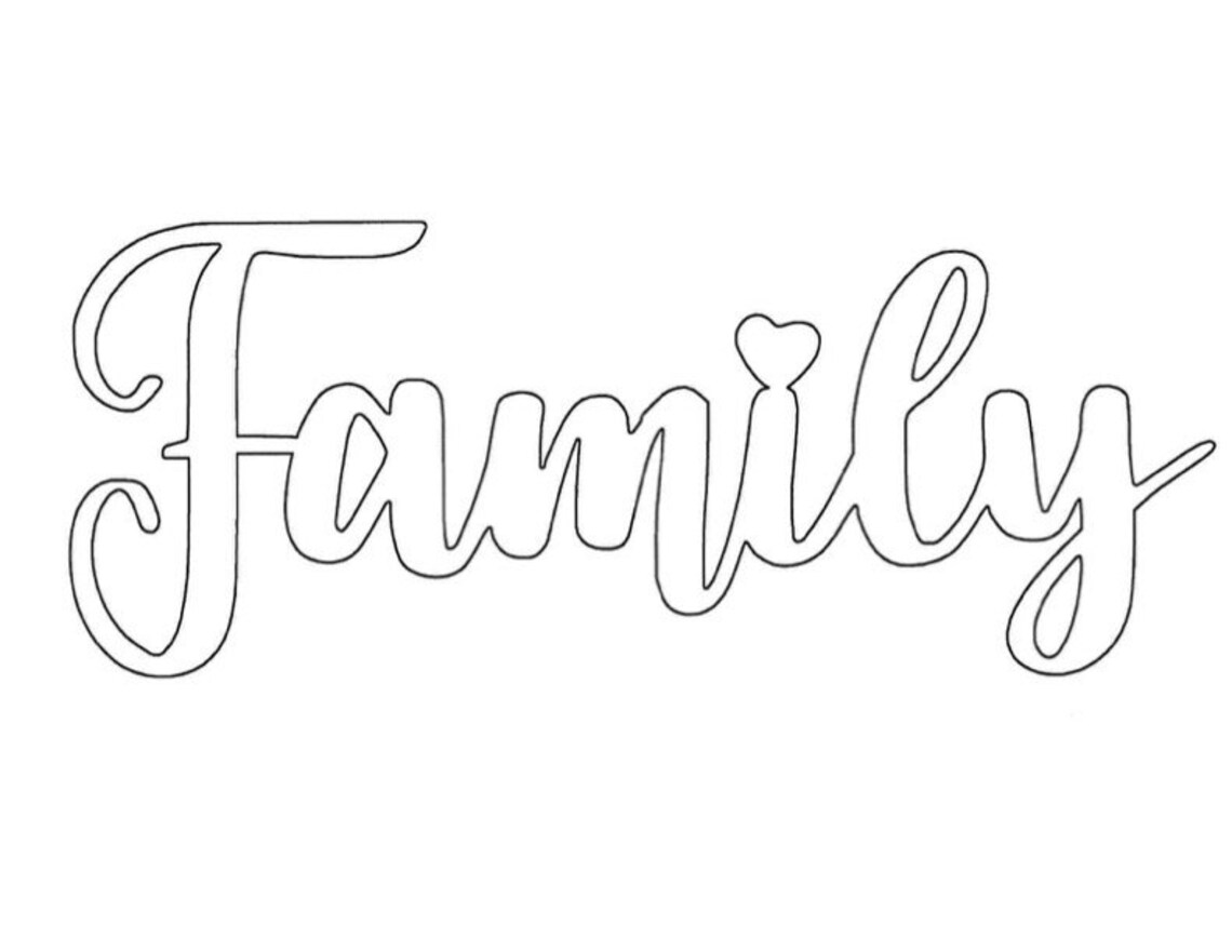 Metal 'family' Sign - Etsy