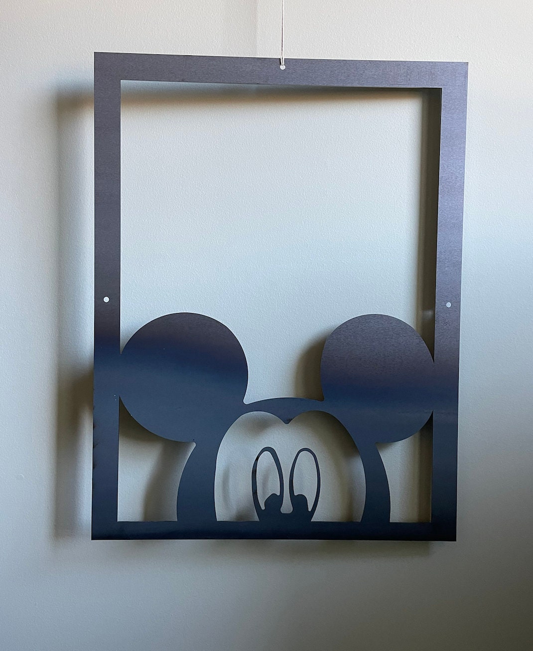 Metal Mickey Wall Art - Etsy