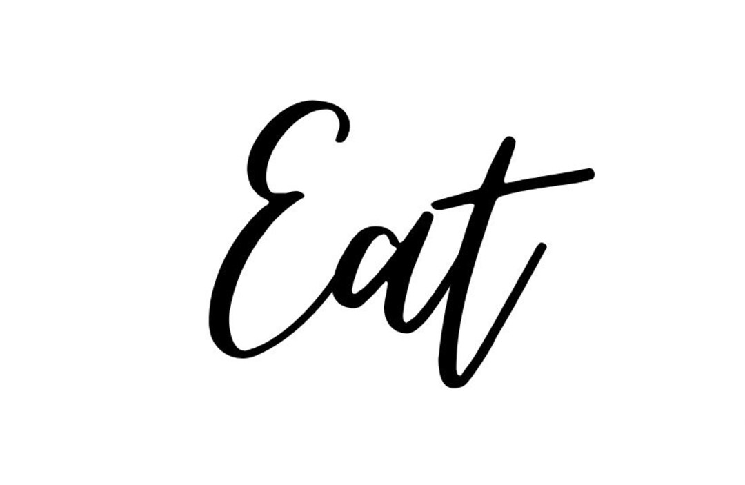 Metal 'eat' Sign - Etsy