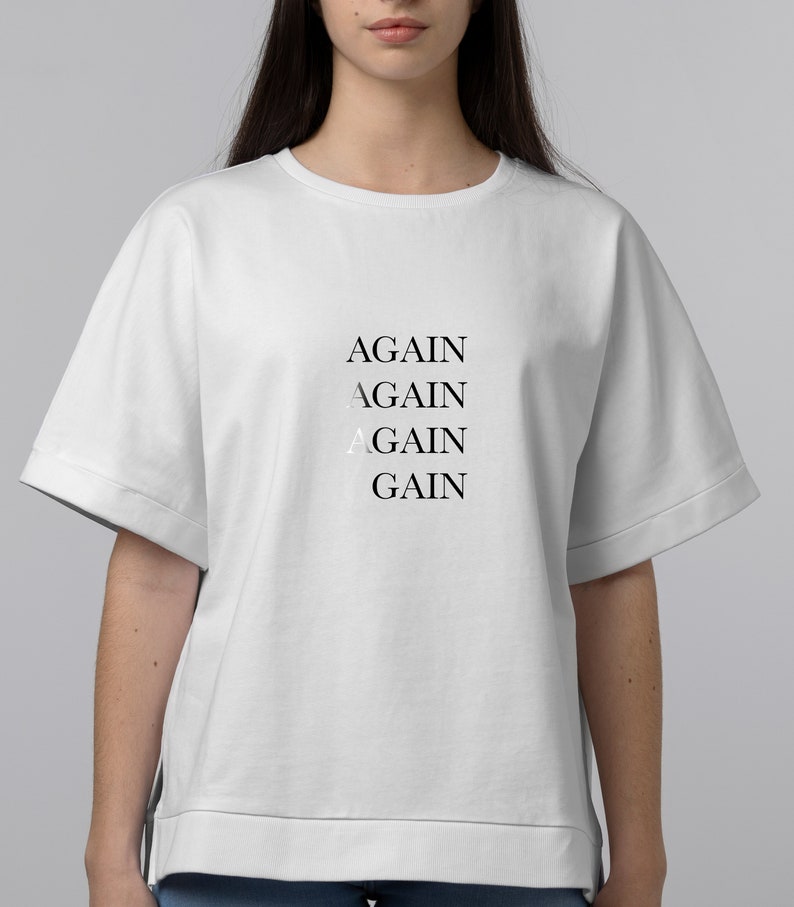 Again Gain Svg Png Pdf, for Gain, Positive Quote Svg, Digital Svg Png ...