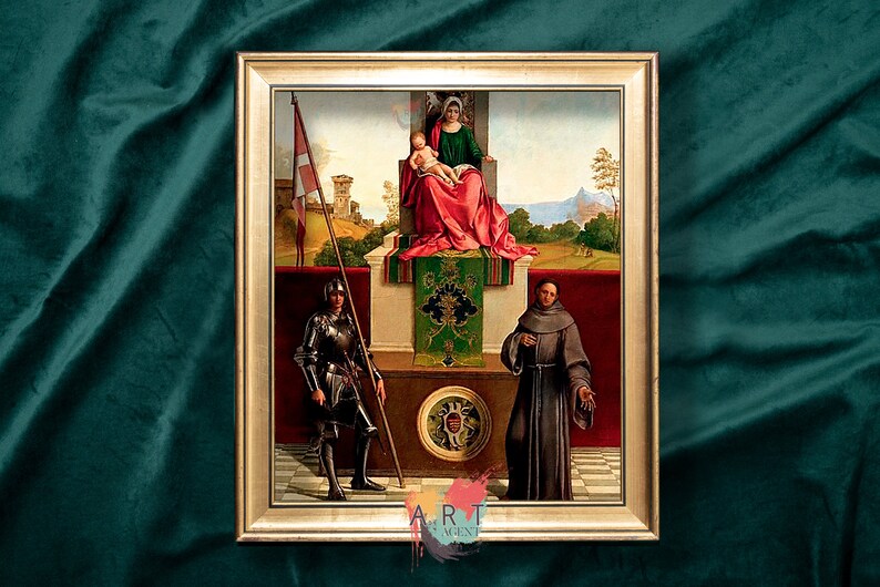 Giorgione Artwork, Retable De Castelfranco, Vintage Wall Decor ...