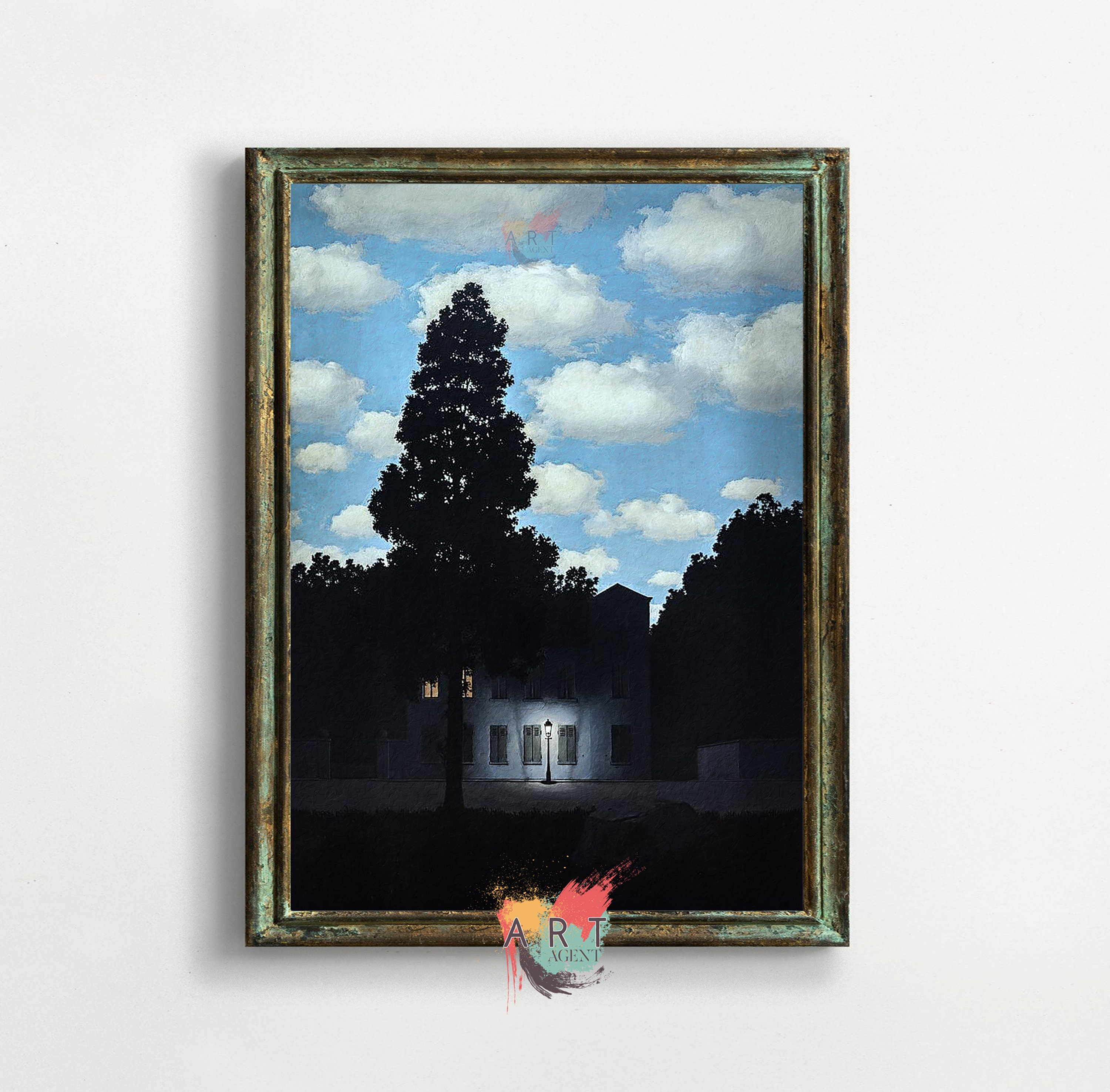 Rene Magritte Artwork, the Empire of Light, Vintage Wall Decor ...