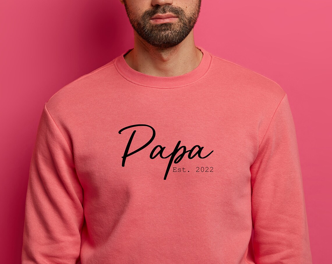 Papa Est. 2022 Svg, Happy Father's Day Svg, Father's Day Gift Svg, Gift ...