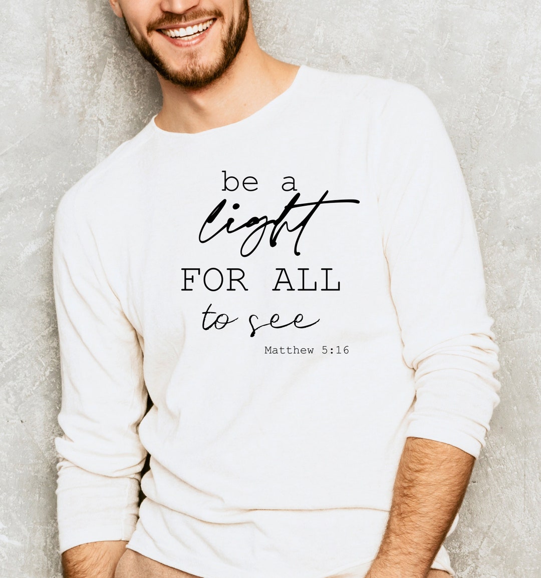Be A Light for All to See Matthew 5:16, Gift for Christians, PNG Files ...