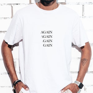 Again Gain Svg Png Pdf, for Gain, Positive Quote Svg, Digital Svg Png ...