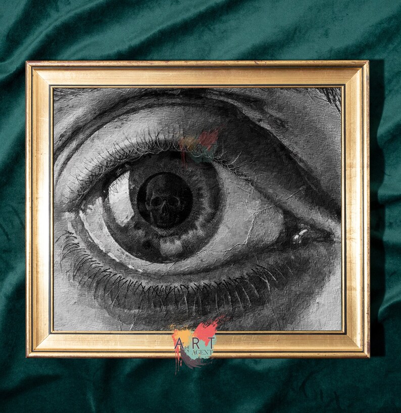 Maurits Cornelis Escher Artwork, Eye, Vintage Wall Decor, Downloadable ...