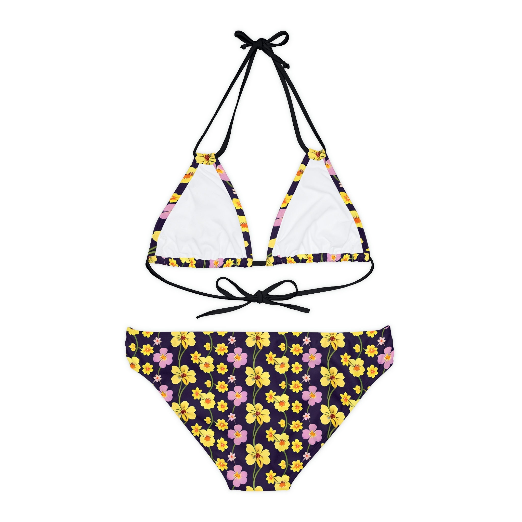 Itty Bitty Floral String Bikini Set Tiny Teeny Weeny Cute - Etsy