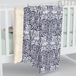 William Morris Brer Rabbit Sherpa Throw Lightweight Fleece, Arts and ...