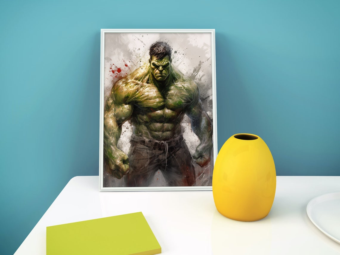 Hulk Bundle Png, Hulk Print, Marvel Poster, Avengers Poster, Watercolor ...