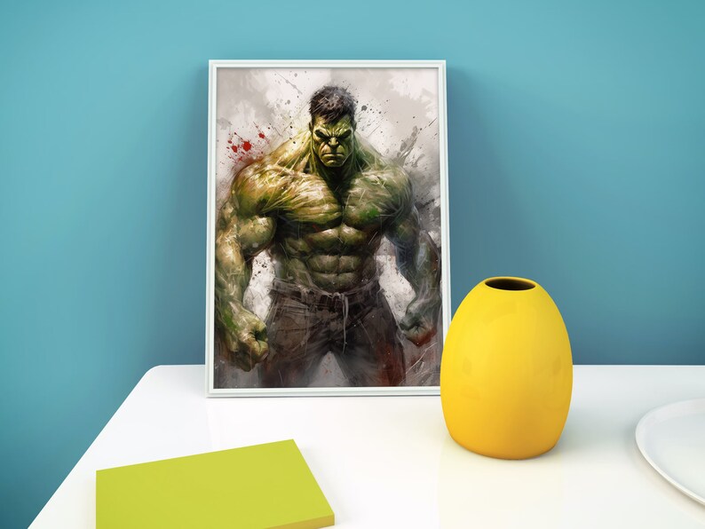 Hulk Bundle Png, Hulk Print, Marvel Poster, Avengers Poster, Watercolor ...