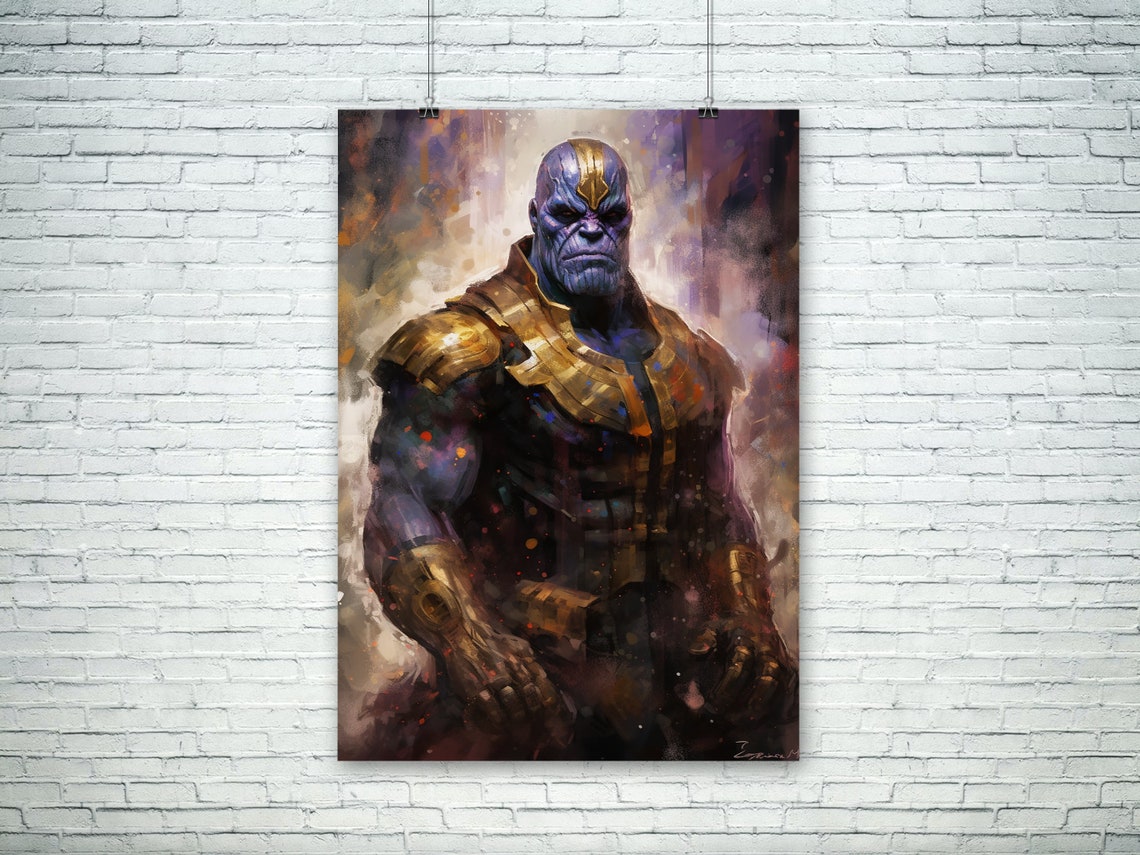 Thanos Bundle Png, Thanos Print, Marvel Poster, Avengers Poster ...
