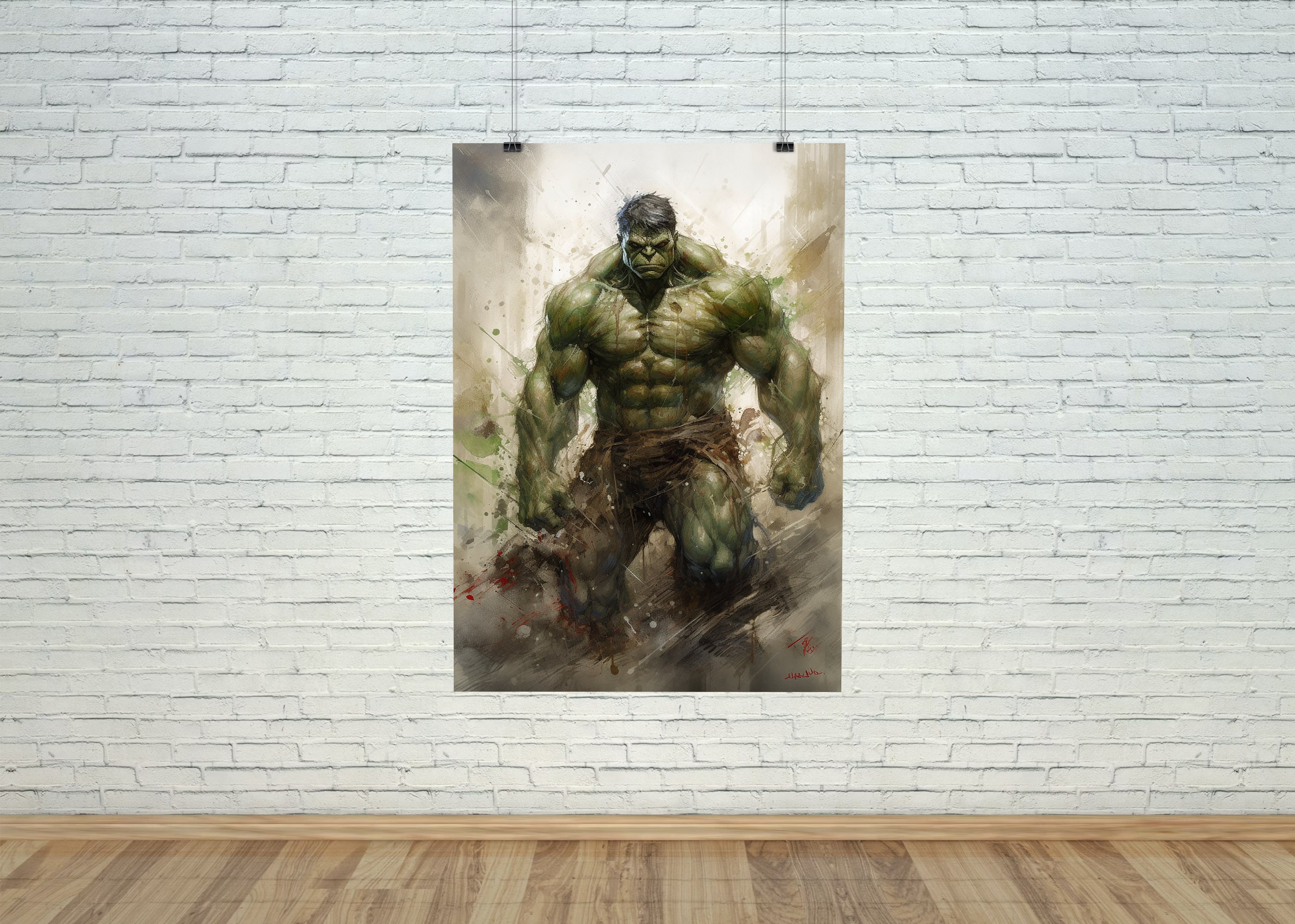 Hulk Bundle Png, Hulk Print, Marvel Poster, Avengers Poster, Watercolor ...