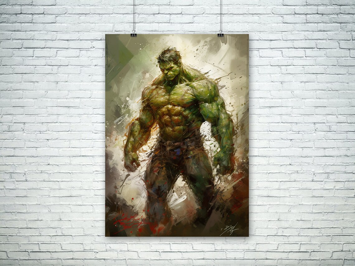 Hulk Bundle Png, Hulk Print, Marvel Poster, Avengers Poster, Watercolor ...